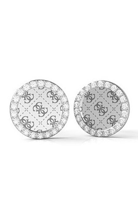 GUESS NAKIT minđuše ROUND HARMONY JUBE01161JWRHT/U | Silver Group DOO