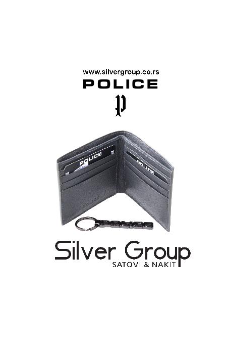 POLICE SET NOVCANIK I PRIVEZAK PTC0463_6-1 | Silver Group DOO