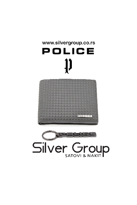 POLICE SET NOVCANIK I PRIVEZAK PTC0463_6-1 | Silver Group DOO